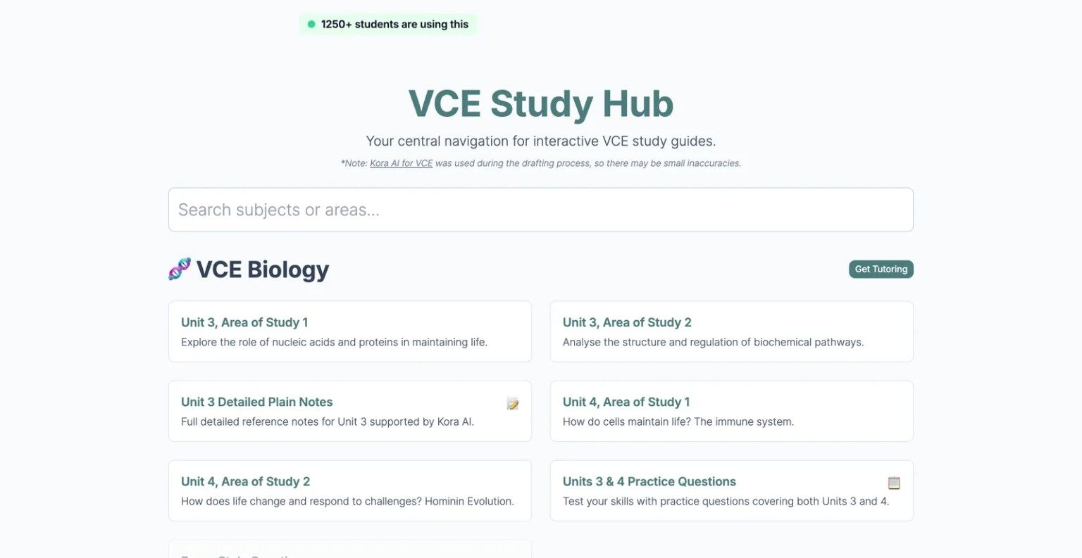 Free VCE Resources for Students | HZ Tutoring